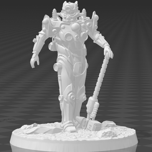 🦸 Enclave PA (CA) from Fallout・Free OBJ File for 3D printing・Cults