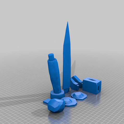 🏴‍☠️ SoT Pirate Dagger Remix (Easier Print and Scaled)・Free 3D File for ...