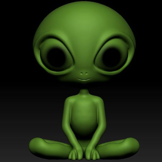 STL file alien 👽 ・Design to download and 3D print・Cults