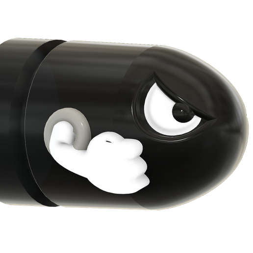 🎨 Super Mario Bullet・ STL File for ・Cults