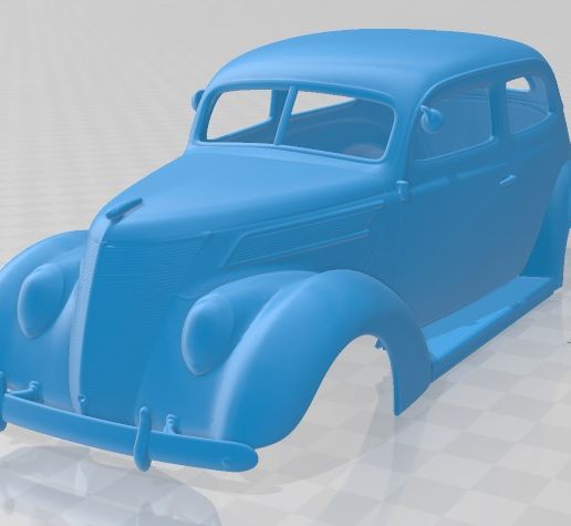 3D file Ford V8 78-700A Standard Tudor 1937 Printable Body Car 🚙 ・3D ...