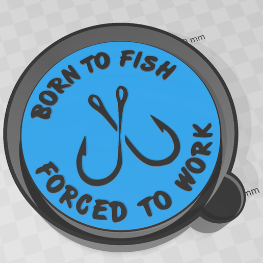 🐠 Born to fish・ 3D File for 3D printing・Cults