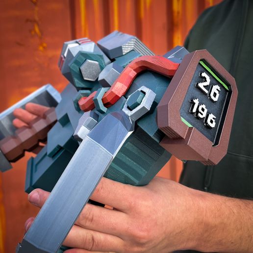 🪨 Deep Rock Galactic Stubby Voltaic SMG Gun Weapon DRG・ 3D File for 3D ...