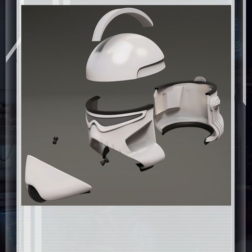 ⭐ Star wars 3d printable wearable clone BARC trooper helmet for cosplay ...
