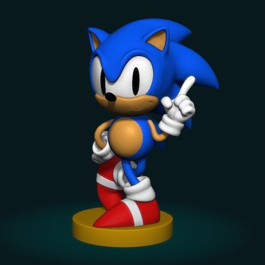 STL file Sonic 🧸 (OBJ)・3D printer design to download・Cults