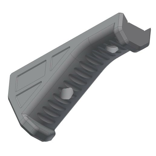 STL file ANGLED M-LOK FOREGRIP FOR AIRSOFT 🔫 ・3D print model to ...