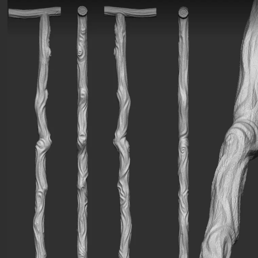 Fichier STL SPACEBALLS YOGURT WOODEN ROD/STAFF 3D STL FILE | SPACEBALLS ...