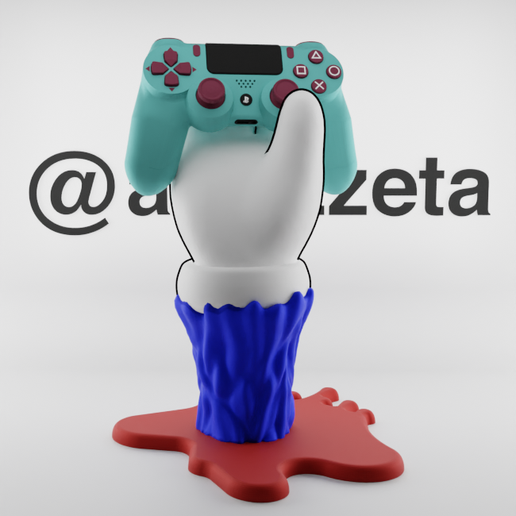 Kaws BFF Hand Controller Stand Play Station and Xbox・ STL File for 3D ...