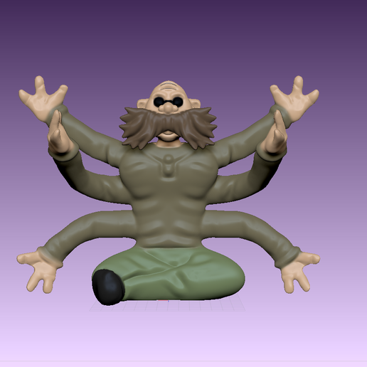👹 kamaji from spirited away・ STL File for 3D printing・Cults