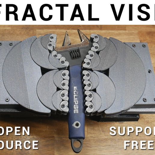 🛠️ Fractal Vise・Free STL File for ・Cults
