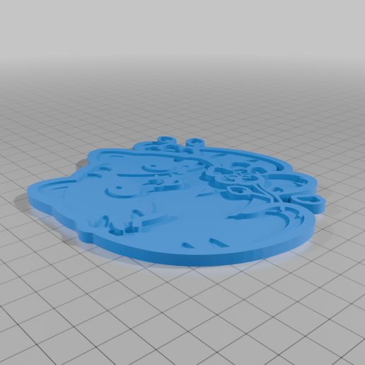 Free 3D file CATTO WITH FLOWERS Cat lover keychain 💐 ・3D printer design ...