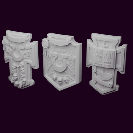 🛰 Shields for space marines 2・ STL File for 3D printing・Cults