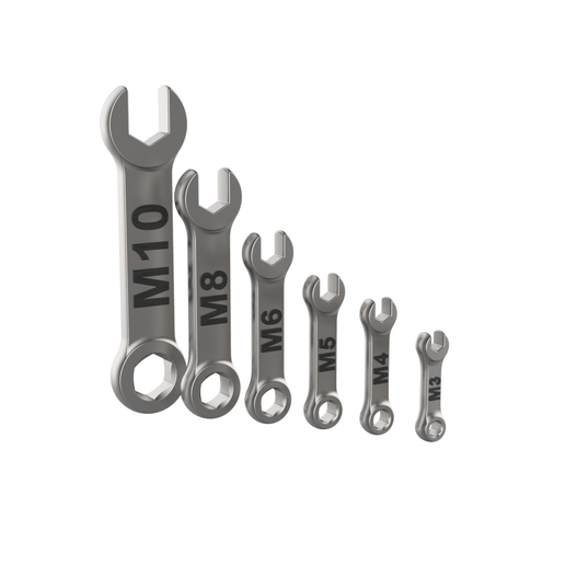 🔑 Combination Spanner Set・ 3MF File for 3D printing・Cults