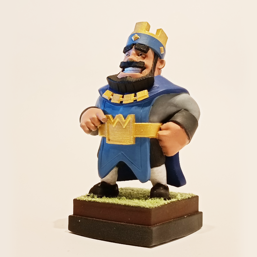 🤴 King - Clash Royale / Clash Of Clan / Supercell・ STL File for 3D ...