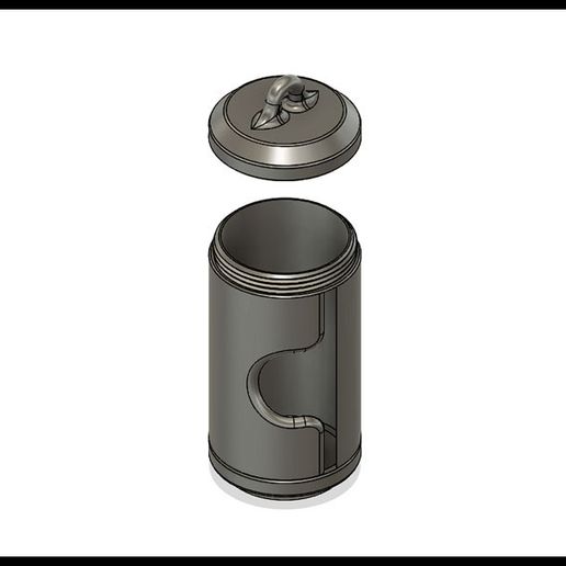 🧢 Poop bag holder : Round cap Design.・ 3D File for 3D printing・Cults