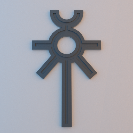 🎲 Necron Ankh of the Triarch・Free STL File for ・Cults