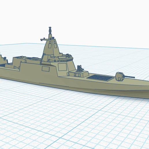 STL file Type 055 Class Destroyer 🎲 ・3D printer model to download・Cults