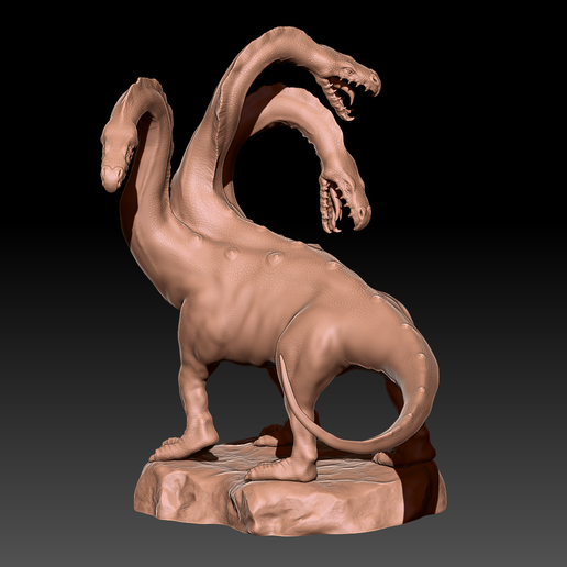 🏛️ Wounded Hydra・ 3D File for 3D printing・Cults
