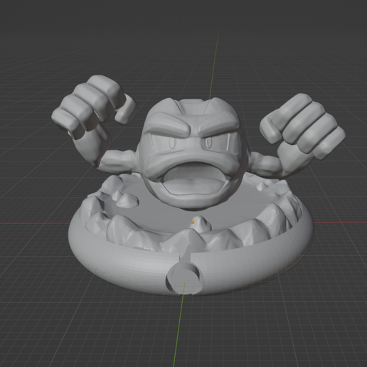 🐉 Geodude pokemon 3D print model・ STL File for ・Cults