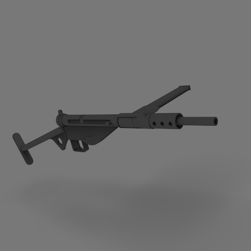 🇺🇸 STEN MK 2 -- REPLICA ALLIED SUB RIFLE -- WW2・ STL File for 3D printing・Cults