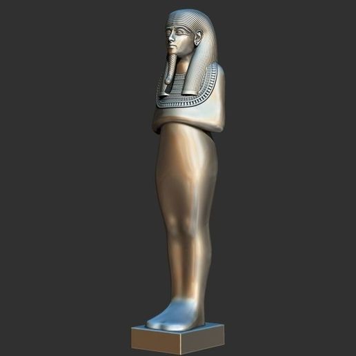 🤴 golden Ushabti statue tutankhamun 3d printable model・ 3D File for 3D ...