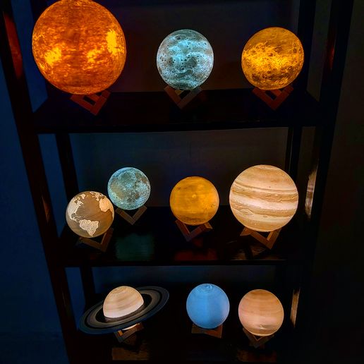 solar system lamp