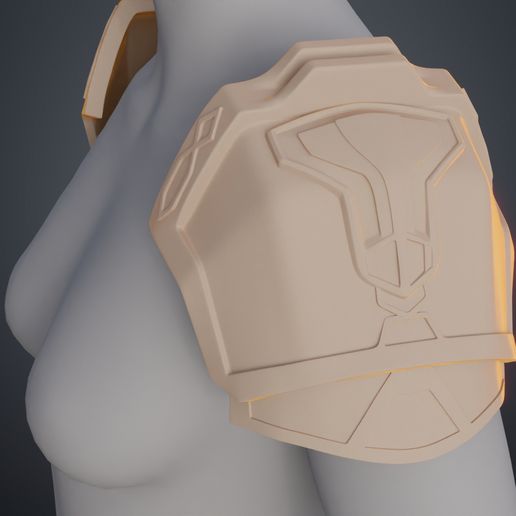 🎮 Arcane Enforcer Vi Shoulder Armor・ 3D File for 3D printing・Cults