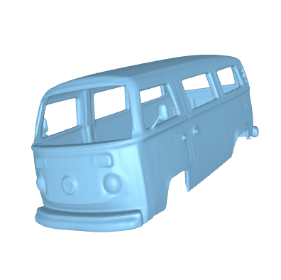 STL file Volkswagen Combi van Scan 🚗 ・3D printer design to download・Cults