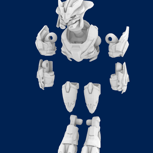 😇 Halo Reach - Elite Marshall for Mega・ STL File for 3D printing・Cults