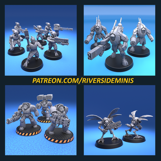 💂 Imperial Guard Weapons・Free 3D File for 3D printing・Cults