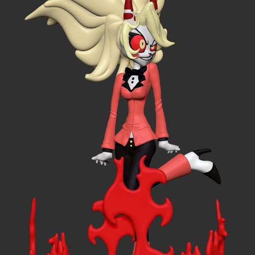 🏨 Charlie demonio Hazbin Hotel・Archivo 3D para Impresión 3D・Cults