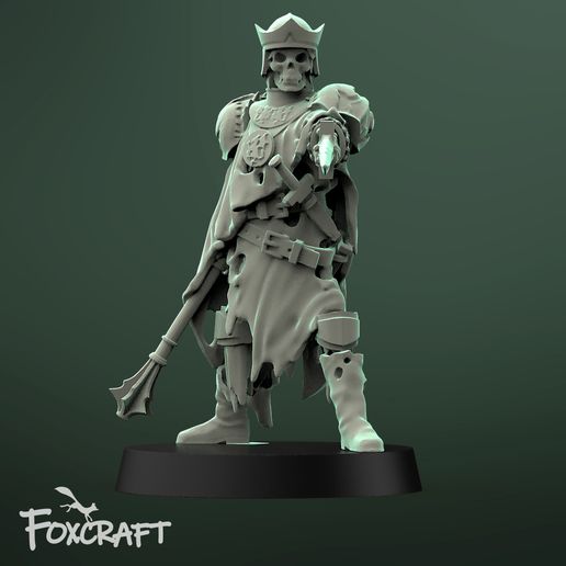 STL file Skeleton King 💀 ・3D print design to download・Cults