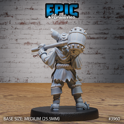 3D file Kobold Pirate Hammer ‧ DnD Miniature ‧ Tabletop Miniatures ...
