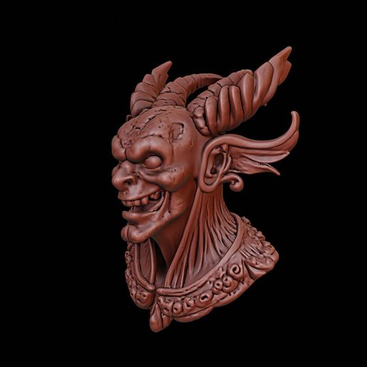 👤 Aswang Beast Bust・ 3D File for 3D printing・Cults