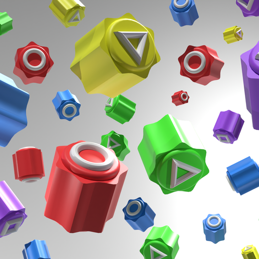 STL file Gonggi - squid game 🦑 ・3D printing template to download・Cults