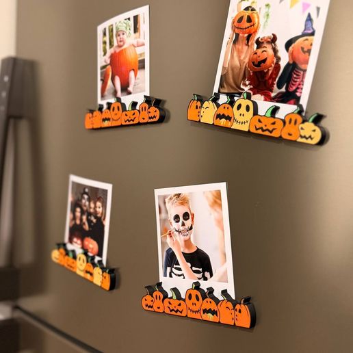 🎃 HELPFUL PUMPKINS | ORIGINAL HALLOWEEN PHOTO FRAME・ 3D File for 3D ...