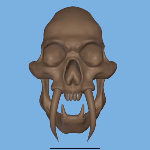 💀 Ork skull・ STL File for 3D printing・Cults