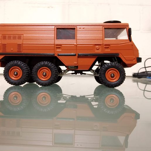 Archivo STL 1/32 PINZGAUER 712K 6x6 PARA ORLANDOO RC HARDWARE 👽 ・Design ...