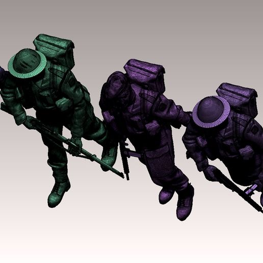STL file British soldiers ww2 3D print model 🏴󠁧󠁢󠁥󠁮󠁧󠁿 ・3D print object ...