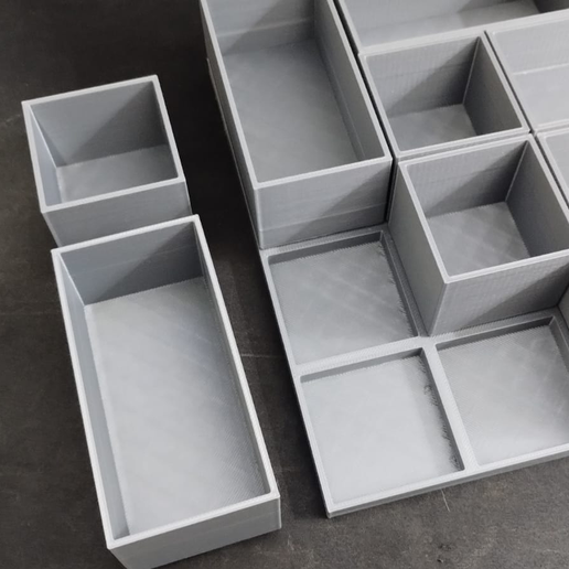 🏢 Modular Drawer Organizer・ STL File for 3D printing・Cults