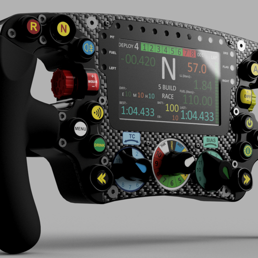 🛞 DIY FORMULA GPX SWD STEERING WHEEL・ 3D File for 3D printing and CNC ...