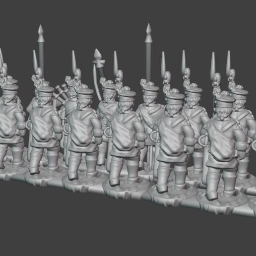 🎲 AWI British - Highlanders・ STL File for 3D printing・Cults