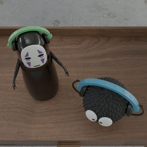 👹 Soot Sprite No Face Best Friends Studio Ghibli Fan Art 3d Printing ...