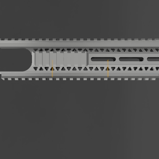 👽 Lvoa style Handguard for t15・ STL File for ・Cults