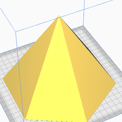 hexagonal pyramid 3d print