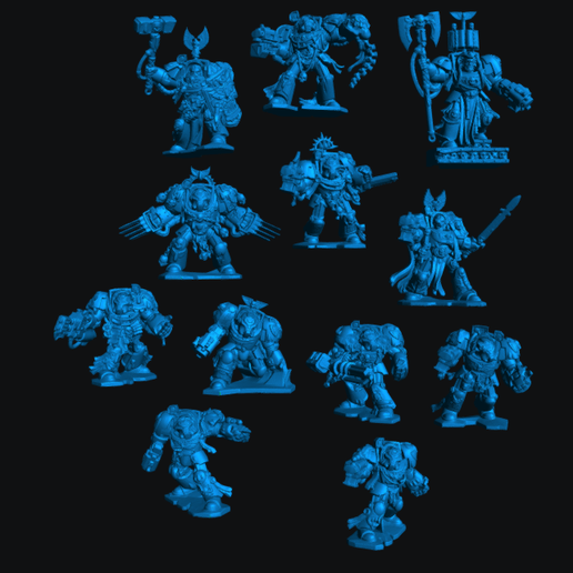 3D file BA Angels of blood marine space hulk terminators 🩸 ・3D print ...