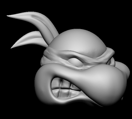 🥷 Ninja Turtle Head Sculpt - Mirage Action Figure - 3D Print File STL ...