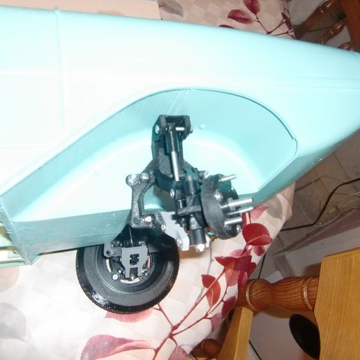 👽 AMPHICAR 770 1961 FRONT AXLE・ STL File for ・Cults
