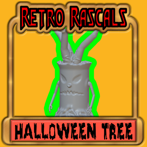 🎃 Halloween tree -2・Free 3D File for ・Cults