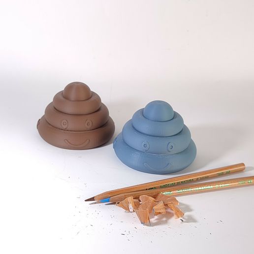 免费 STL 文件 Sharpener (poop) 🏫 ・可下载模型和 3D 打印・Cults